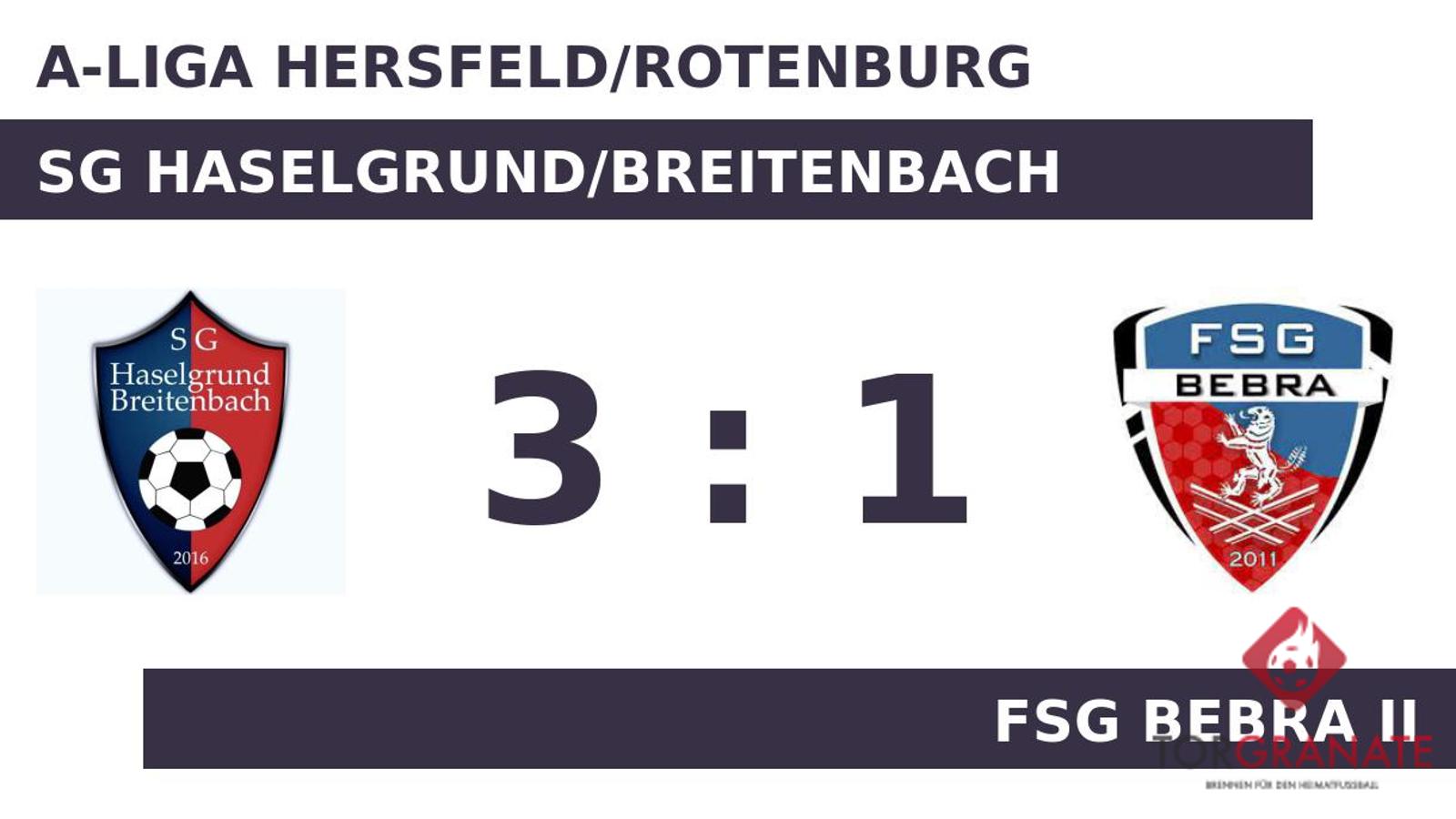 SG Haselgrund/Breitenbach - FSG Bebra II - Dritte Pleite von FSG Bebra ...